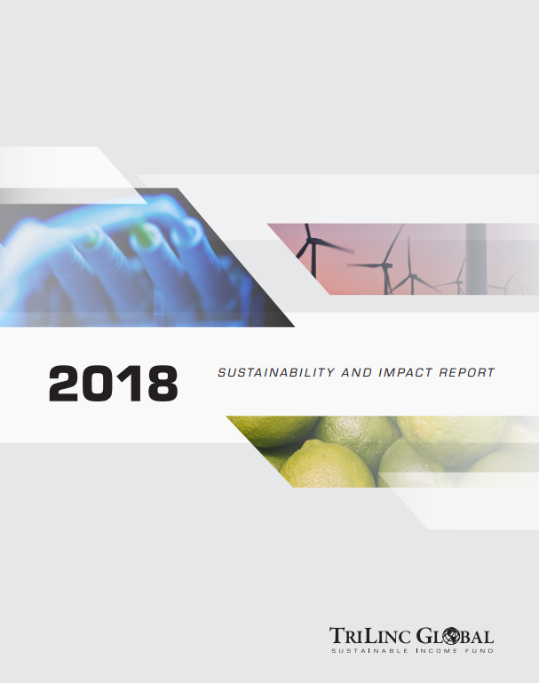 2018 TGSIF Sustainability and Impact Report - TriLinc